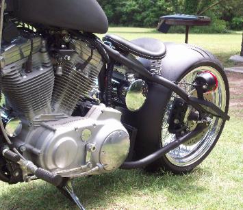 Evo Sportster Chopper Bobber Hardtail Rigid Frame Black Wide Tire